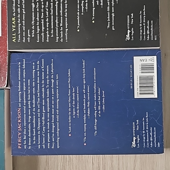 RickRiordan | Accents | Bundle Of Percy Jackson And Olympians Series ...